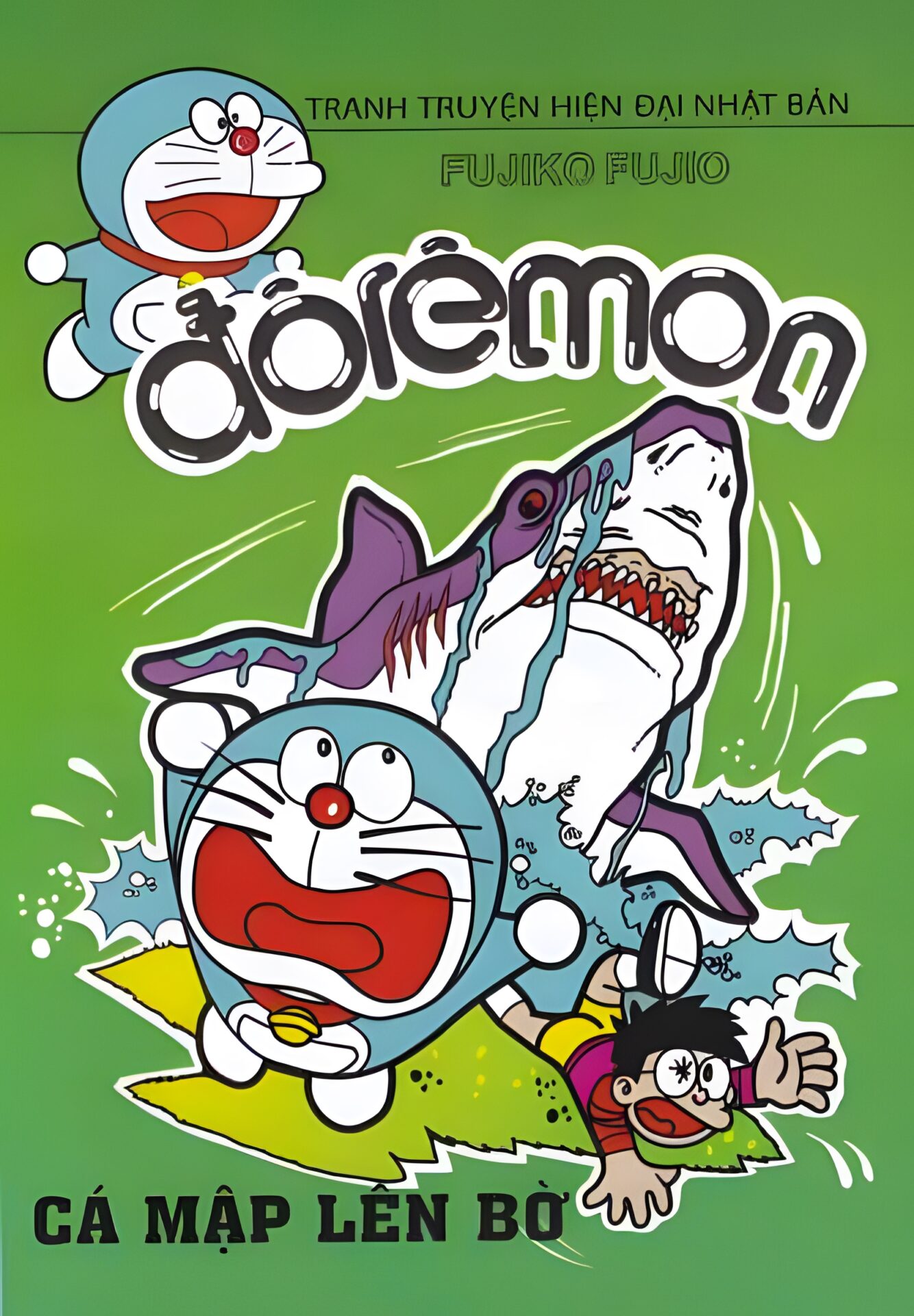 Truyện Doraemon 1992 - Cá Mập Lên Bờ - Truyện Trẻ Em
