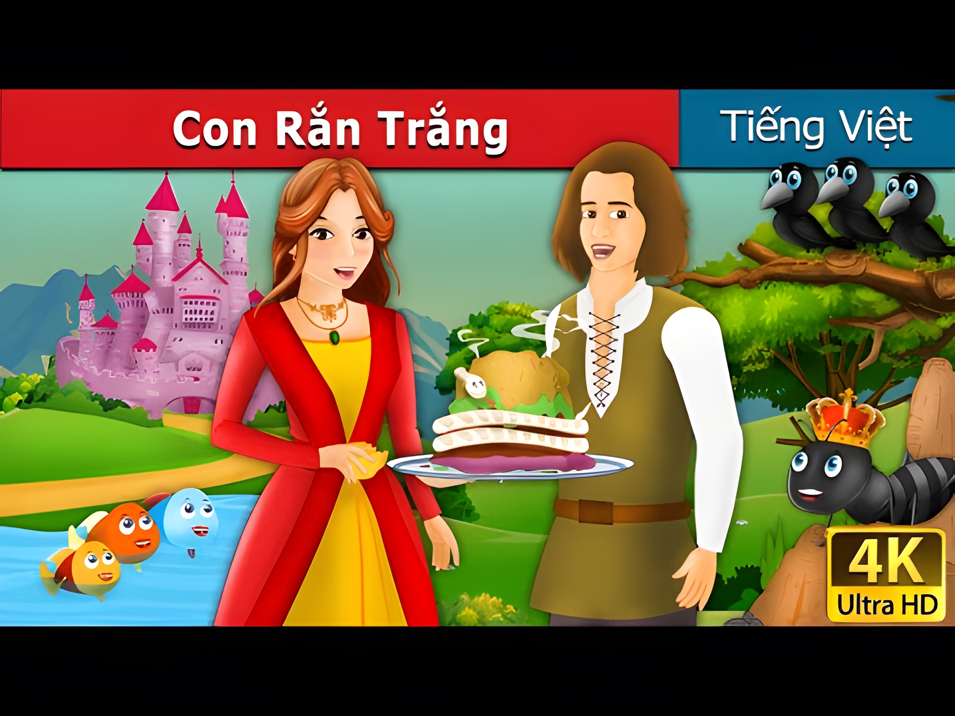 Truyện Cổ Tích: Con Rắn Trắng (Audio) - Truyện Trẻ Em